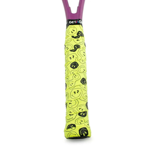 Get A Grip Smiley Overgrip - Yellow – Bassline Retail