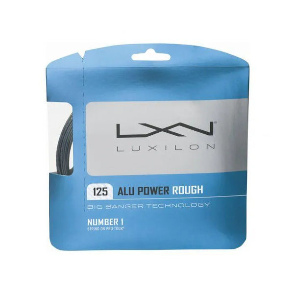 LUXILON ALU POWER ROUGH 125 SILVER 12.2M SET | Tennis Racket String ...